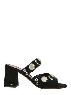 Valentino Garavani Nellcote Slides - Nero