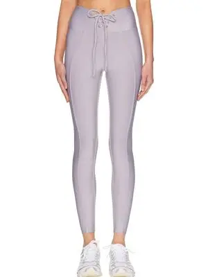 Year Of Ours Field Legging In Lavender - Lilac Grey