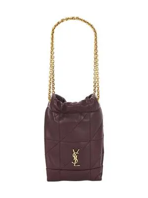 Saint Laurent Mini Jamie Pochon Bag - Hot Wine