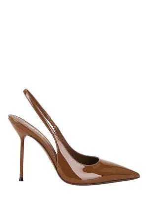 Paris Texas Lidia Slingback 105 Pump - Coffee