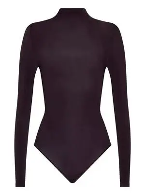 Wolford Buenos Aires High-Neck Bodysuit Purple