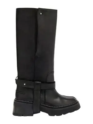 By Far Yaka Biker Boots - Black