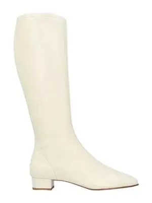 By Far Edie Leather Knee-high Boots - Neutrals