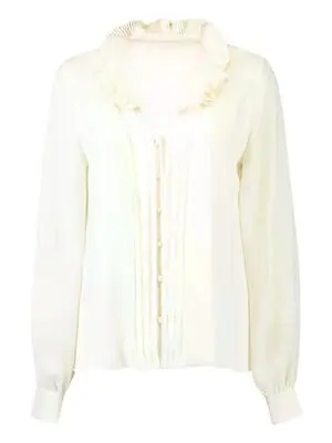 Alexis Vina Ruffled Blouse - Neutrals