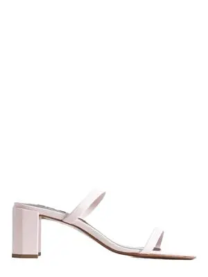 By Far Tanya Square-toe Sandals - Pink