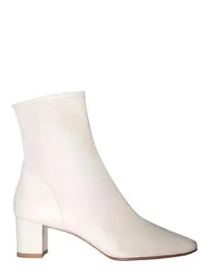 By Far Almond-toe Ankle Boots - Neutrals