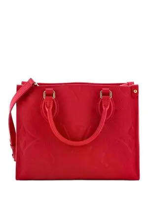 LOUIS VUITTON Onthego Tote Monogram Empreinte Giant Pm - Pink