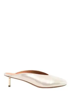FORTE_FORTE Square-toe Sandals - Neutrals