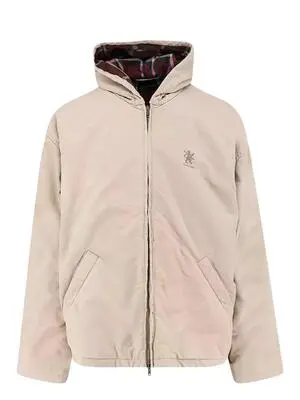 Balenciaga Hooded Zip Jacket - Neutrals