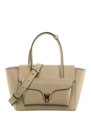 COCCINELLE Leather Tote Bag - Neutrals