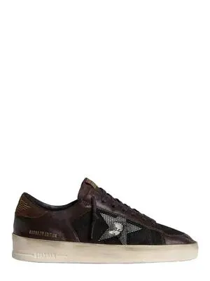 GOLDEN GOOSE Stardan Suede Sneakers - Brown