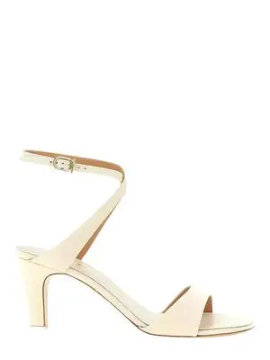 FERRAGAMO Square-toe Ankle-strap Sandals - Neutrals