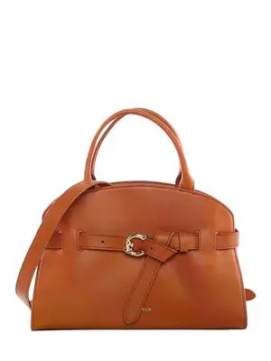 COCCINELLE Buckle-detail Tote Bag - Brown
