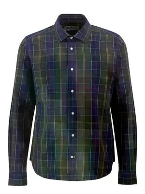 Barbour Kenton Tartan Buttoned Shirt - Blue