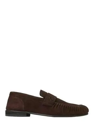 JIMMY CHOO Ellis Logo-detail Loafers - Brown