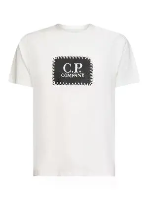 C.P. COMPANY Logo-print T-shirt - White