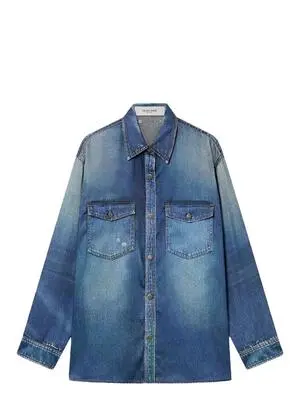 GOLDEN GOOSE Pocket Shirt - Blue