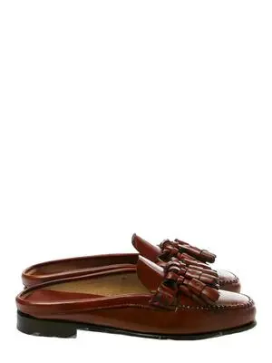 Hereu Tassel Mules - Brown