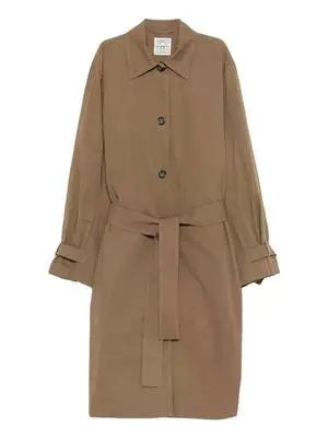 TOTEME Belted Trench Coat - Brown