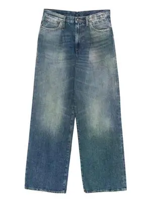 R13 Wide Leg Damon Jeans - Blue