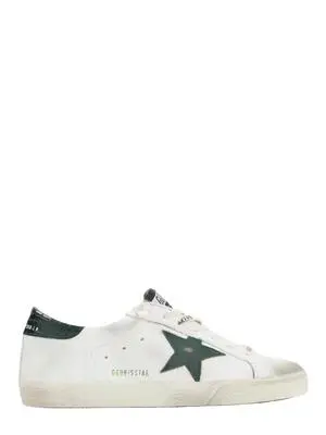 GOLDEN GOOSE Super-star Lace-up Sneakers - White