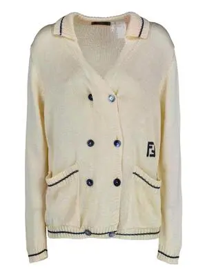 Fendi Double-breasted Cardigan - Neutrals