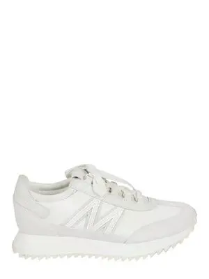 MONCLER Pacey Nylon Leather Sneakers