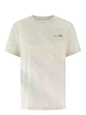 A.p.c. Logo-print T-shirt - Neutrals