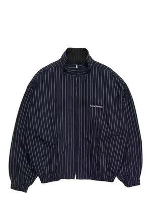 Acne Studios Pinstripe Zip Jacket - Blue