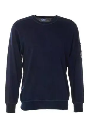 C.P. COMPANY Lens-detail Sweater - Blue