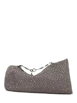 GEMY MAALOUF Crystal-embellished Clutch - Grey