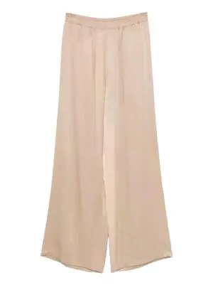 Fabiana Filippi Elasticated-waist Palazzo Pants - Neutrals