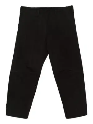 LOÏS DIONISIO Button-detail Trousers - Black