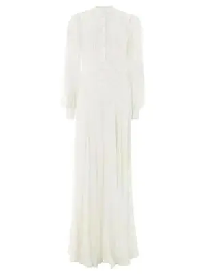 TEMPERLEY LONDON Villanelle Buttoned Maxi Dress - Neutrals