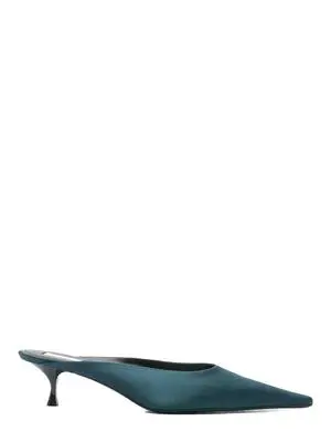 Victoria Beckham 45mm Pointed Mules - Blue