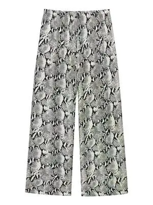ANINE BING Roslin Python Print Trousers