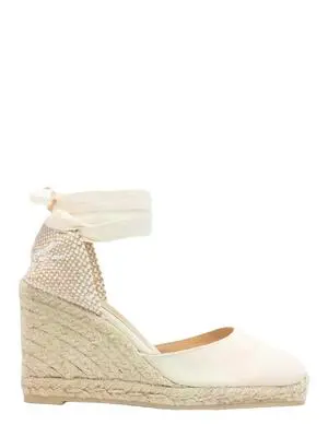 CastaÑer Ankle-tie Wedge Espadrilles - Neutrals