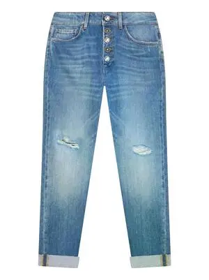 DONDUP Ripped Jeans With Button Fastening - Blue