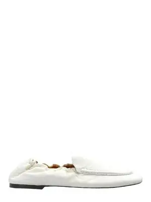 ODISSI Leather Loafers - White