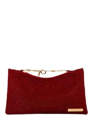 GEMY MAALOUF Crystal-embellished Clutch - Red