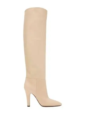 Paris Texas Elsa Point-toe Heel Boots - Neutrals
