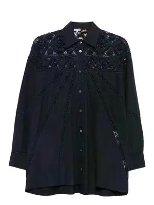 Loewe X Paula's Ibiza Lace Shirt - Blue