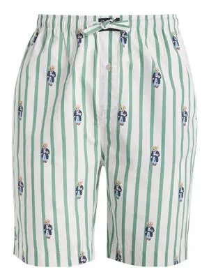 Polo Ralph Lauren Cotton Polo Bear Pyjama Shorts - Green