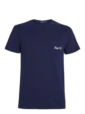 Polo Ralph Lauren Cotton Cursive Logo T-shirt - Navy