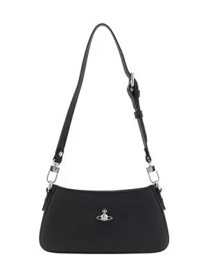 VIVIENNE WESTWOOD Logo-Detail Shoulder Bag Black