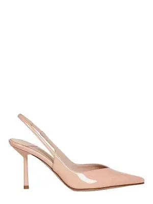 LE SILLA Pointed-toe Slingback Pumps - Neutrals