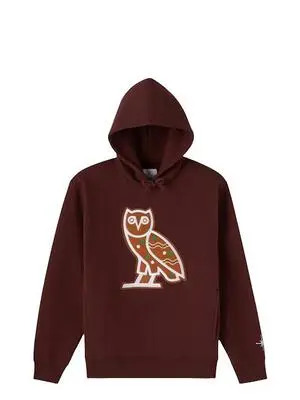 OVO Gingerbread Owl Hooded Sweatshirt - Cocoa