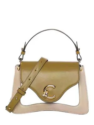COCCINELLE Two-tone Crossbody Bag - Neutrals