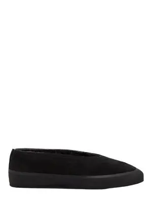 Le Monde Beryl Apres Ski Suede Ballet Flats - Black