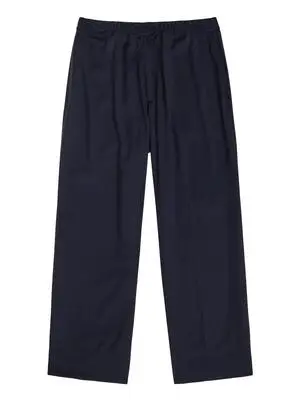 Officine Générale Nilson Wide-leg Wool Trousers - Navy